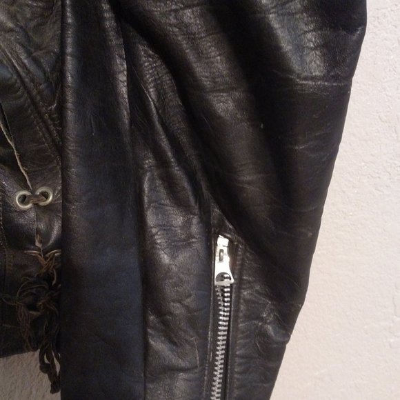 Beck | Jackets & Coats | Vintage 95s Beck Leather Motorcycle Jacket ...